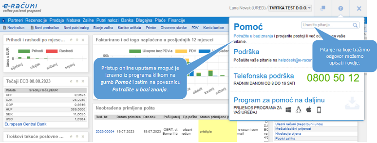e-racuni.hr - Upute za uporabu